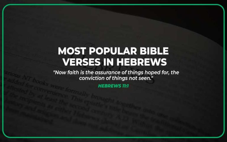 30 Most Popular Bible Verses in Hebrews - Scripture Savvy