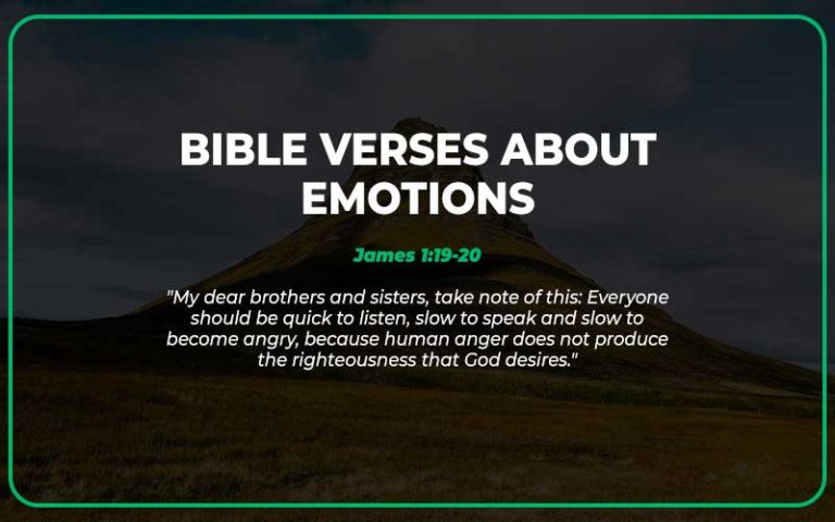 30 Must-Read Bible Verses About Emotions - Scripture Savvy