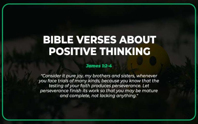 Top 25 Bible Verses About Positive Thinking - Scripture Savvy