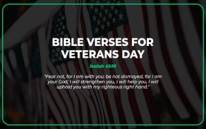 Top 30 Bible Verses for Veterans Day - Scripture Savvy