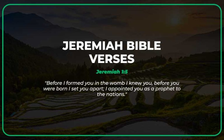 25 Most Popular Jeremiah Bible Verses - Scripture Savvy