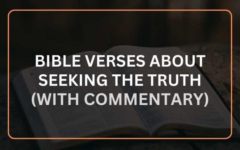 25 Bible Verses About Seeking the Truth (With Commentary) - Scripture Savvy
