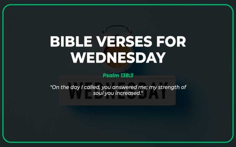 25 Bible Verses for Wednesday (With Commentary) - Scripture Savvy