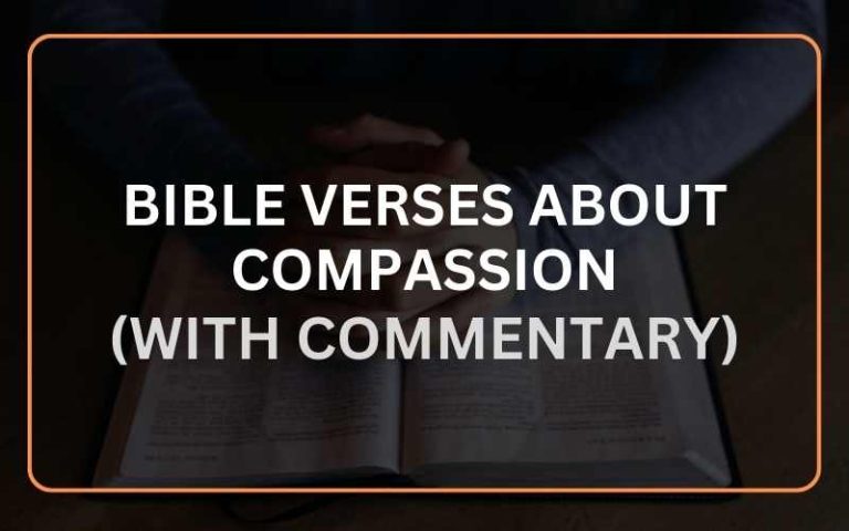 20 Important Bible Verses About Compassion (With Commentary ...