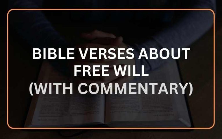 Top 20 Bible Verses About Free Will (With Commentary) - Scripture Savvy