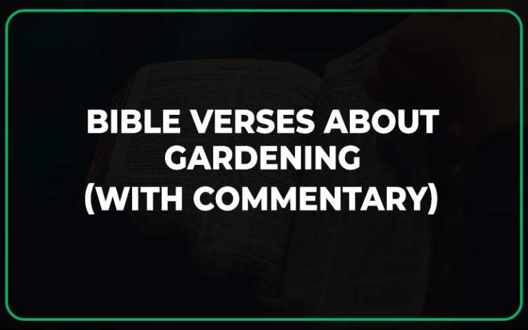 Top 25 Bible Verses About Gardening (With Commentary) - Scripture Savvy
