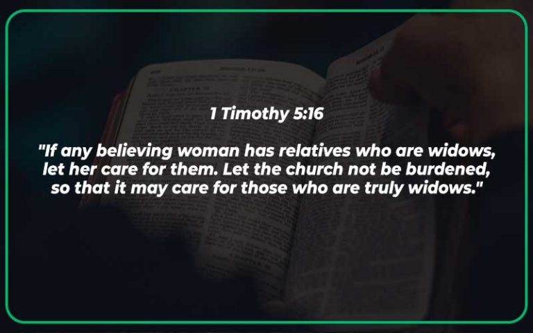 25 Bible Verses About Widows (With Commentary) - Scripture Savvy