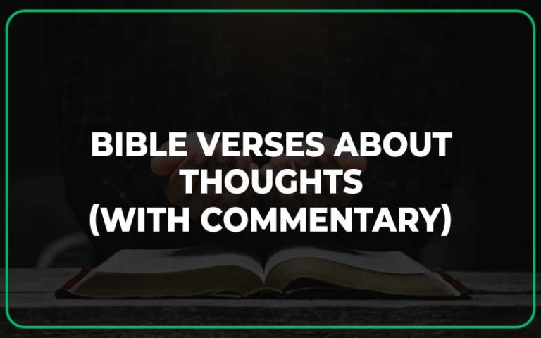 27+ Important Bible Verses About Thoughts (With Commentary) - Scripture ...