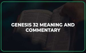 Genesis 32 Meaning and Commentary - Scripture Savvy