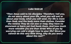Luke 12:22-26 Meaning and Commentary - Scripture Savvy