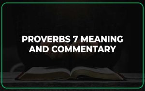 Proverbs 7 Meaning and Commentary - Scripture Savvy