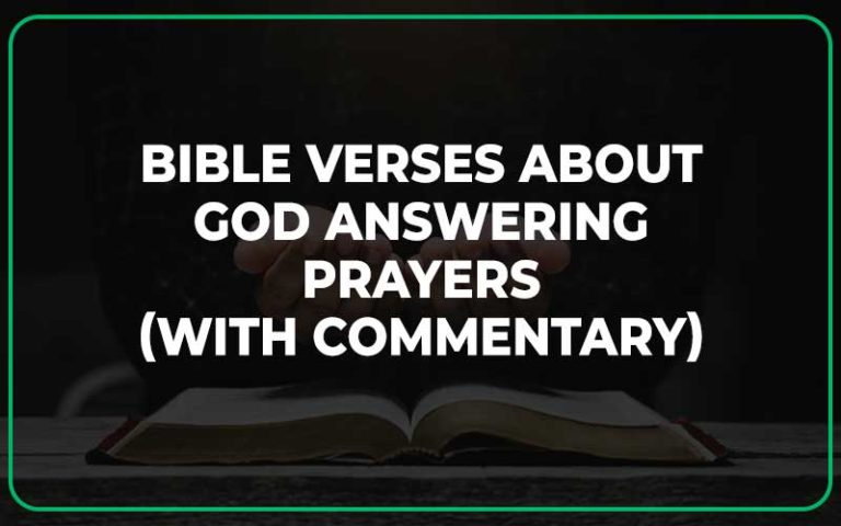 25 Bible Verses About God Answering Prayers (With Commentary ...