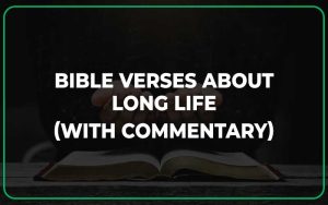 25 Bible Verses About Long Life (With Commentary) - Scripture Savvy