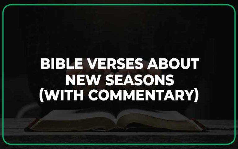 25 Bible Verses About New Seasons (With Commentary) - Scripture Savvy
