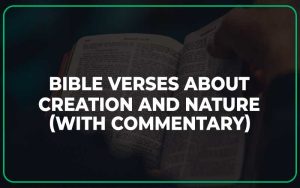 25 Bible Verses About Creation And Nature (With Commentary) - Scripture ...