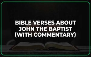 25 Bible Verses About John The Baptist (With Commentary) - Scripture Savvy